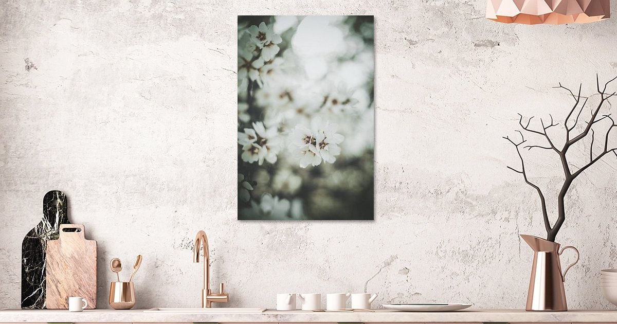 Amandelbloesems van Tim Mossholder op canvas, behang en meer