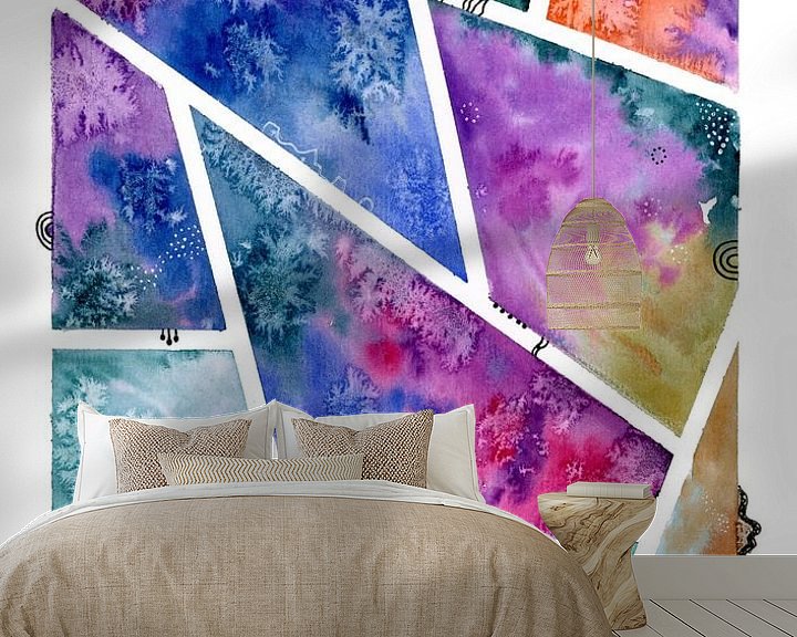 lass die Farben tanzen 2 von Buntwal auf ArtFrame, Leinwand, Poster und ...