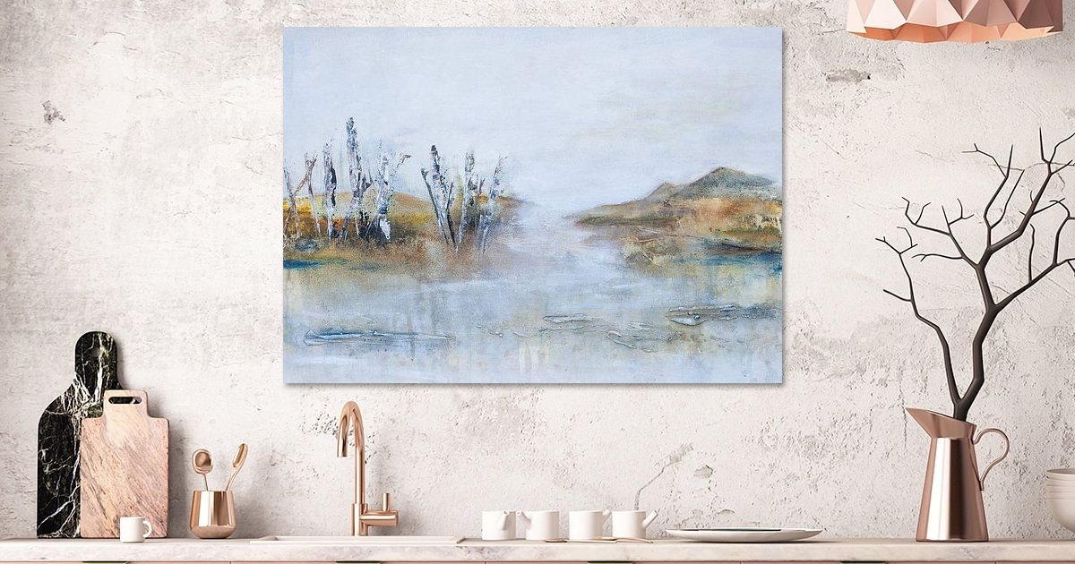 Berken bomen van Siona Snel op canvas, behang en meer