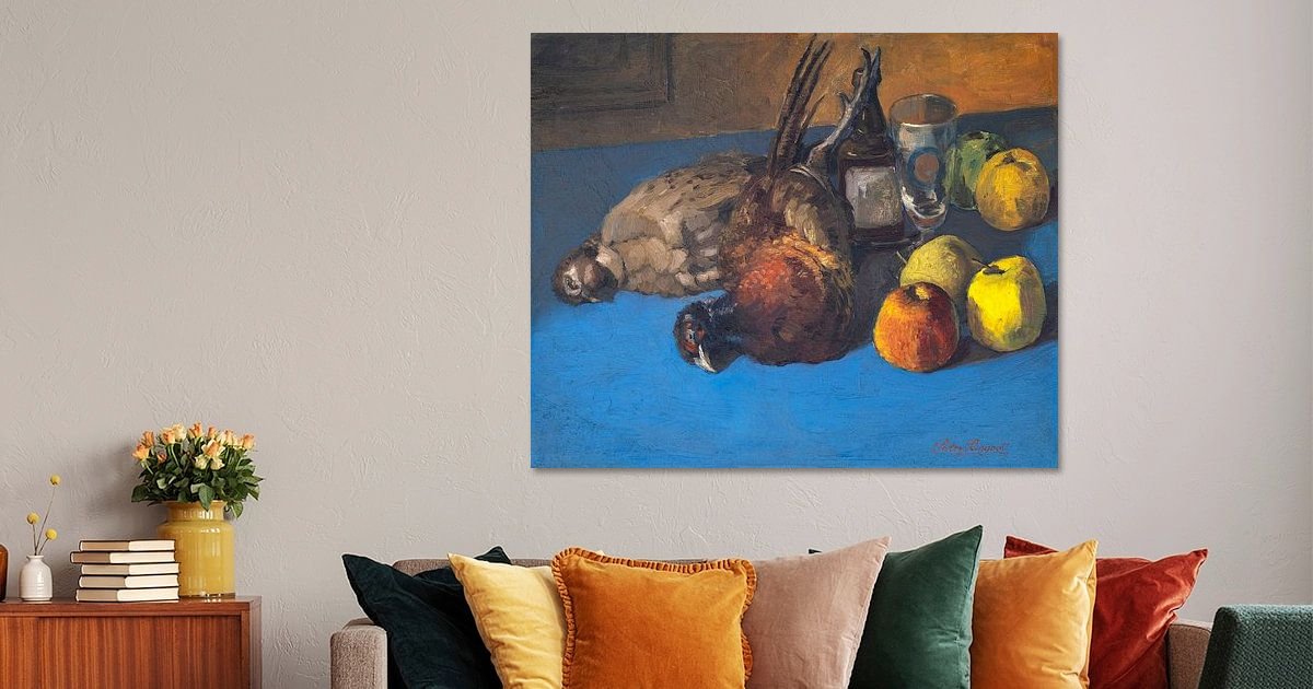 Still life with dead pheasants by Galerie Ringoot on canvas, poster ...