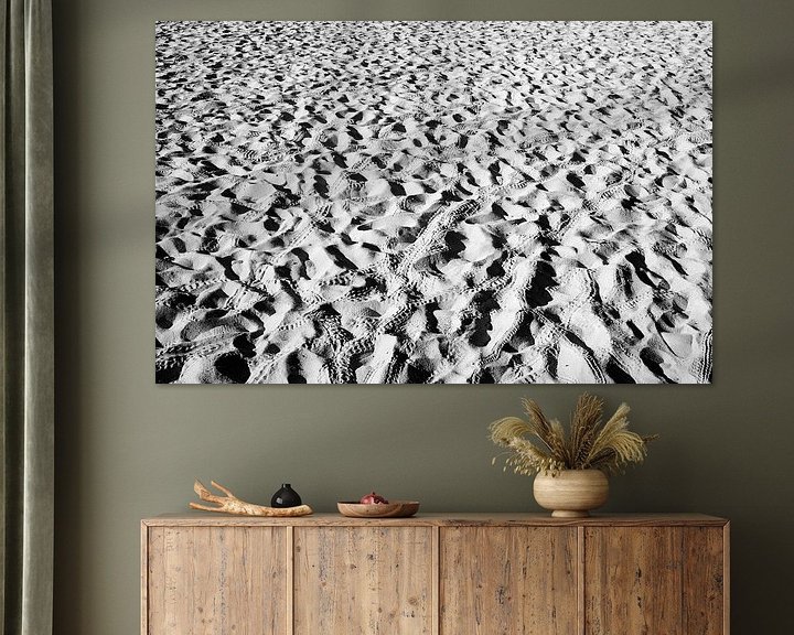 Footprints and trails by Graham Forrester on canvas, poster, wallpaper ...