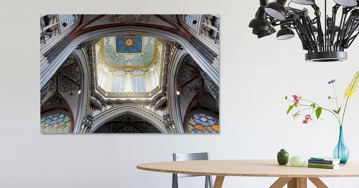 Alziend Oog Sint Jan Den Bosch van Rob van Esch op canvas, behang en meer