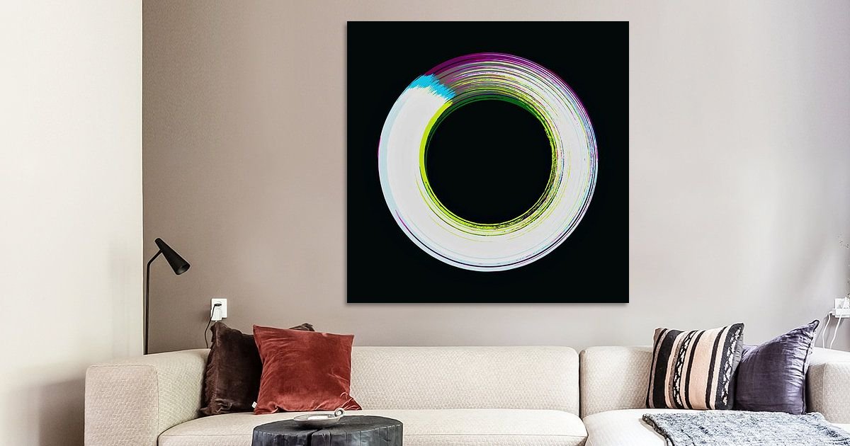 Zen Pop van Mad Dog Art op canvas, behang en meer