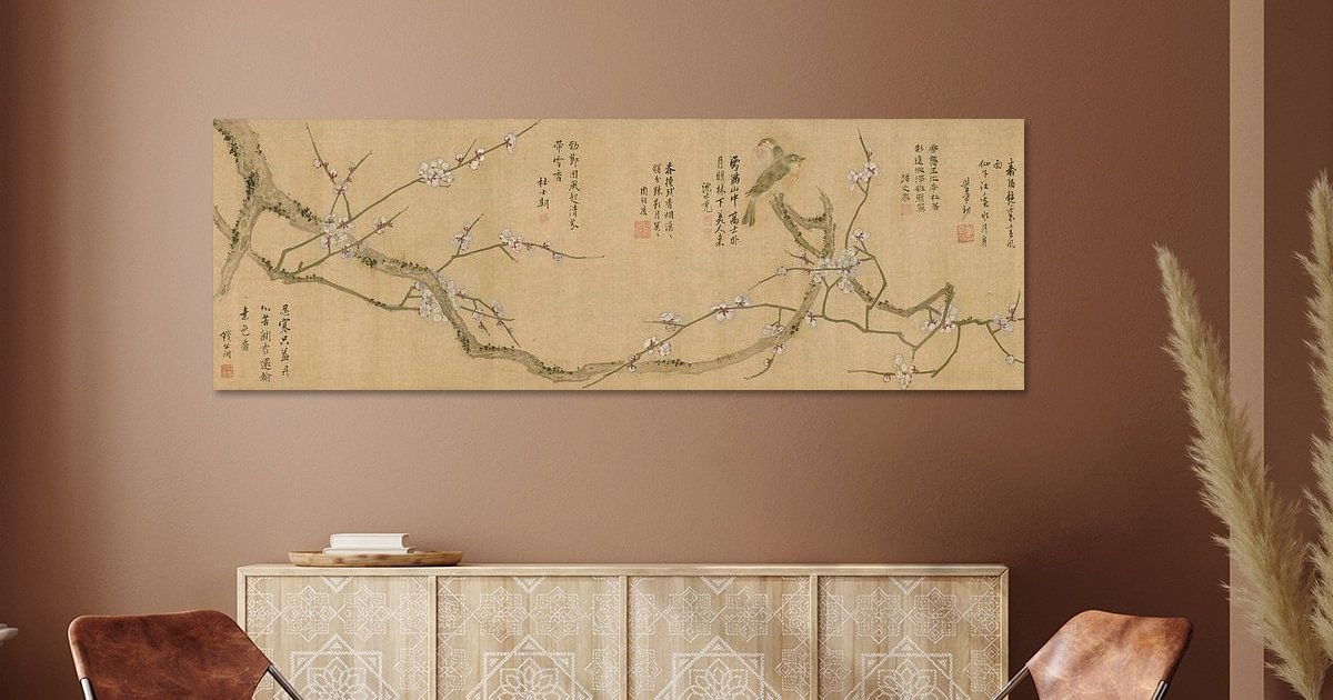 Chen Jiru,Plum blossom and bird, Chinese Painting Bird Blossom on ...