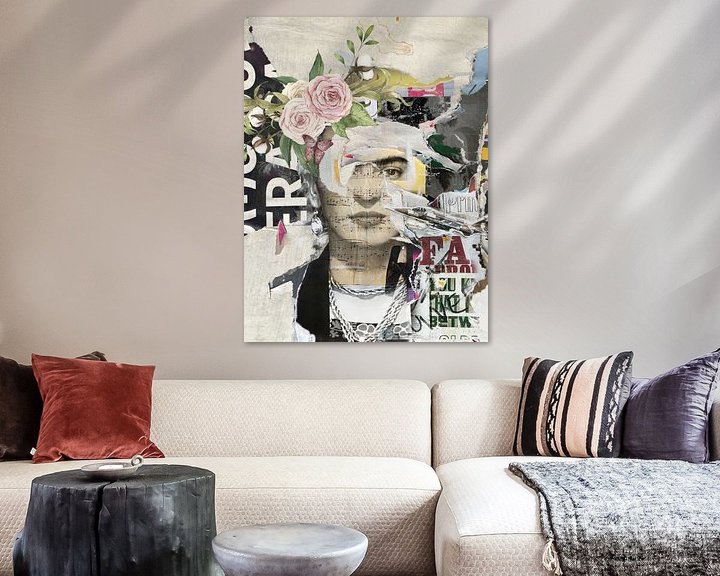 Frida van Ingrid van der Meer op canvas, behang en meer