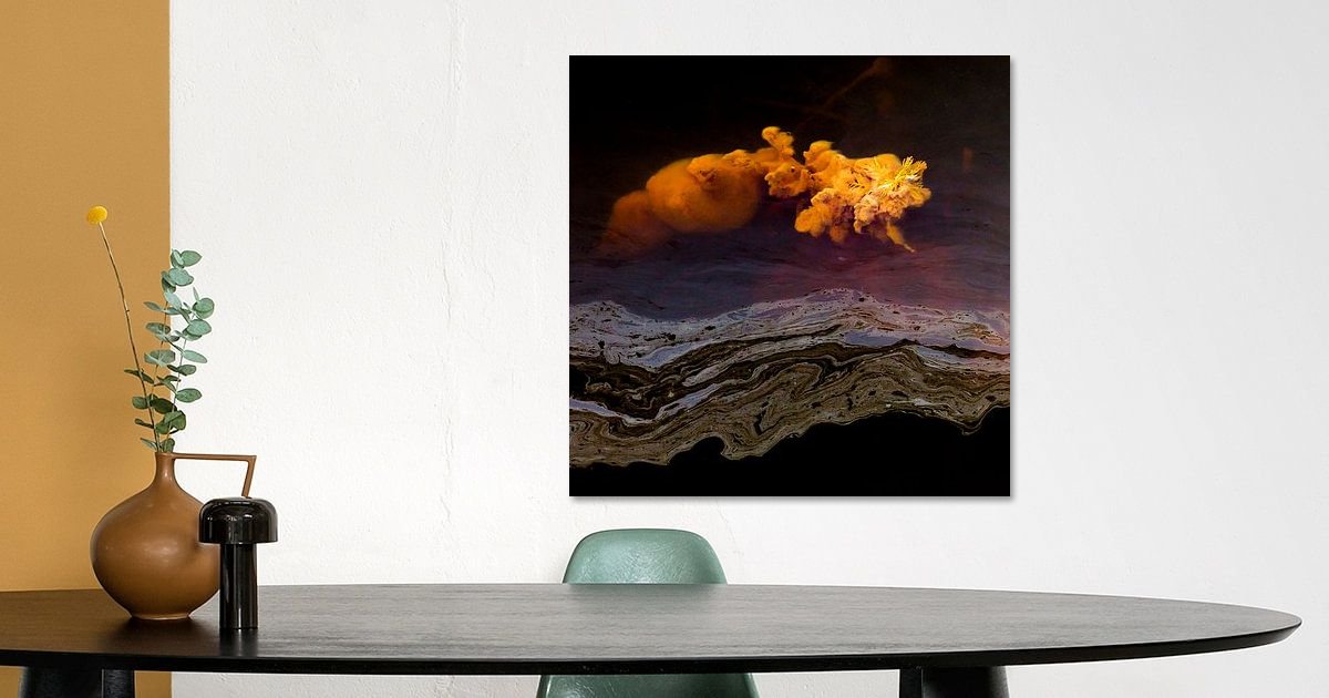 Miracles in the ditch, Eruption of a volcano of algae. Terheijden ...