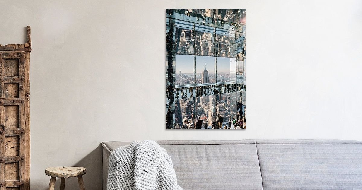 Summit One Vanderbilt Reflections van swc07 op canvas, behang en meer