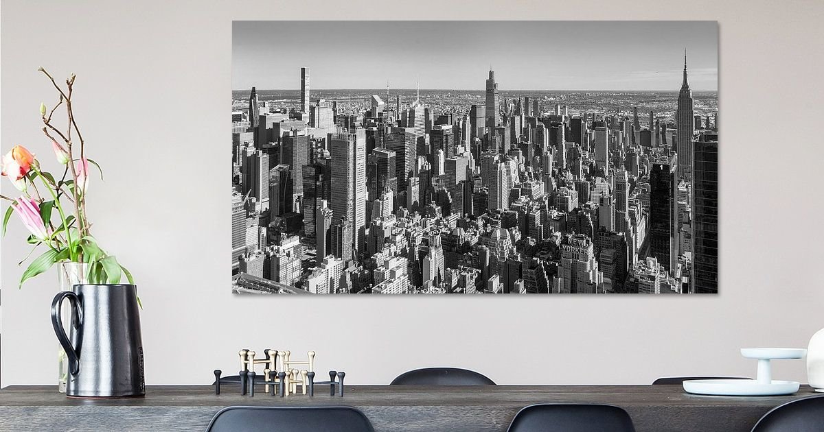 Skyline New York Manhattan East from the Edge van Dirk Verwoerd op ...