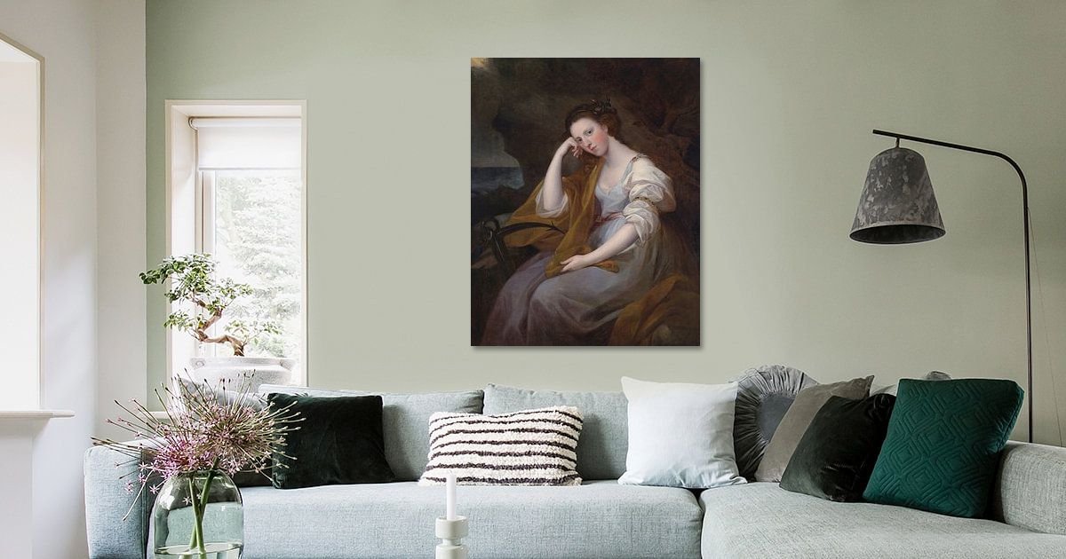 Portret van Lady Louisa Leveson Gower als Spes (Godin van de Hoop ...