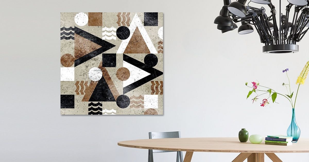 Archaïsch 3 van Kay Weber op canvas, behang en meer