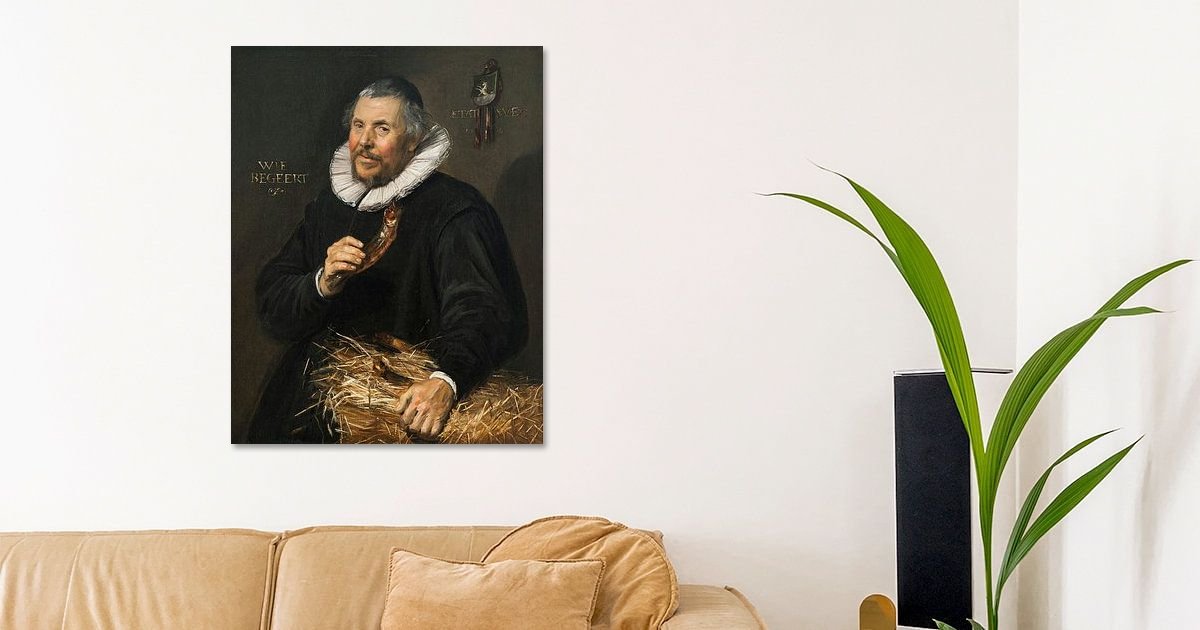 Pieter Cornelisz. van der Morsch, Frans Hals op canvas, behang, poster ...