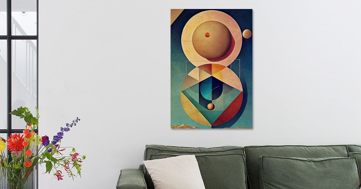 World Fragments van Whale & Sons op canvas, behang en meer