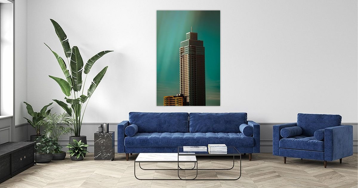 Zalmhaven Toren Rotterdam van Lima Fotografie op canvas, behang en meer