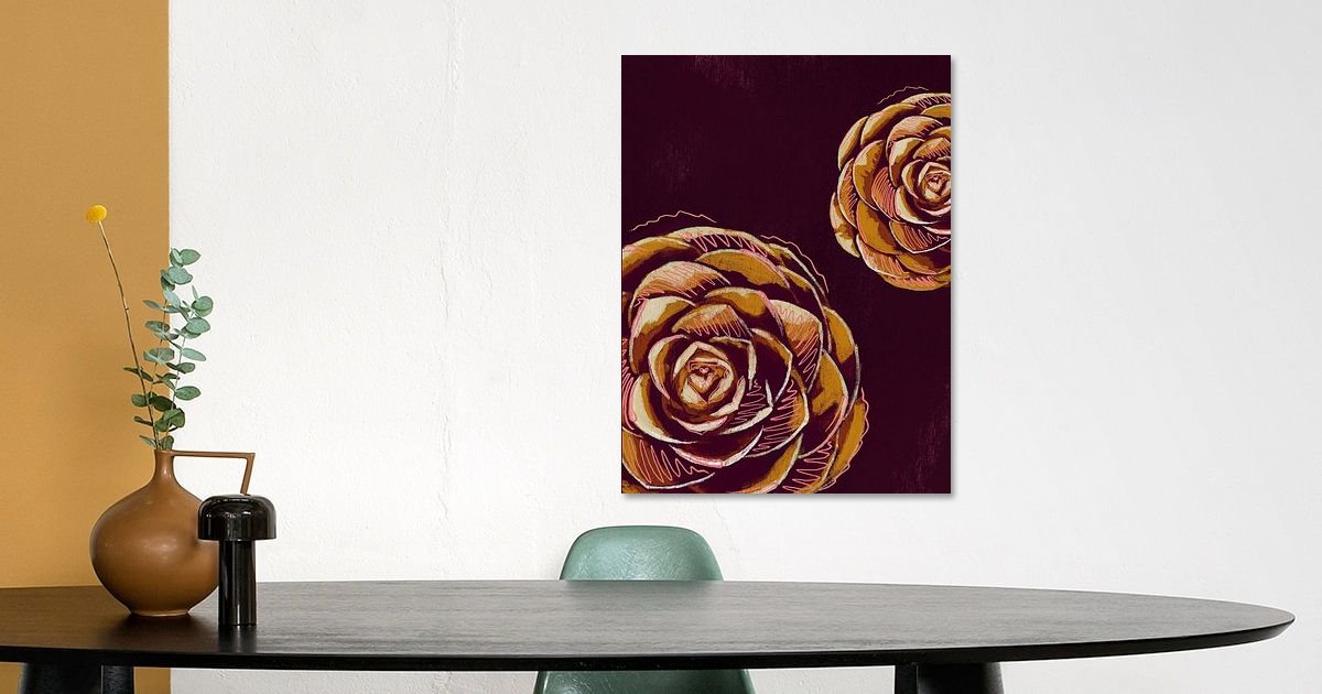 Middlemist's Red (Middlemist Camellia) by Studio Carper on canvas ...