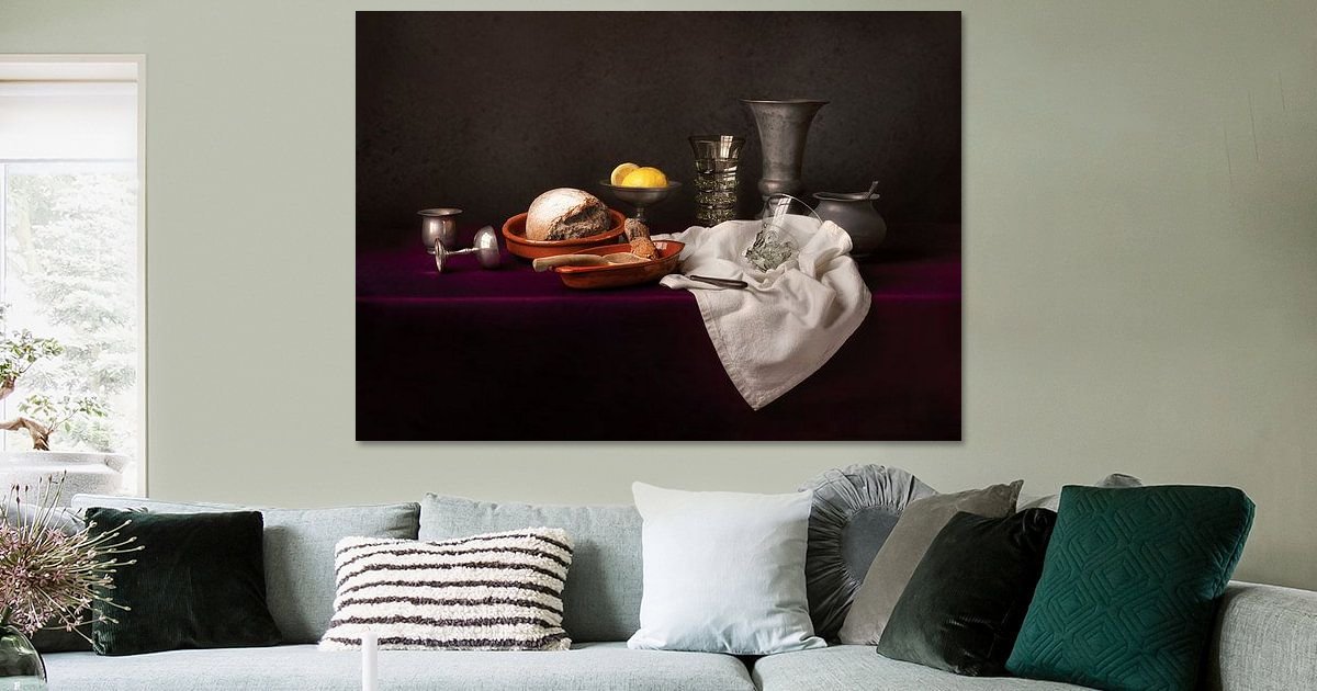 De gouden eeuw van Arend van der Salm op canvas, behang en meer