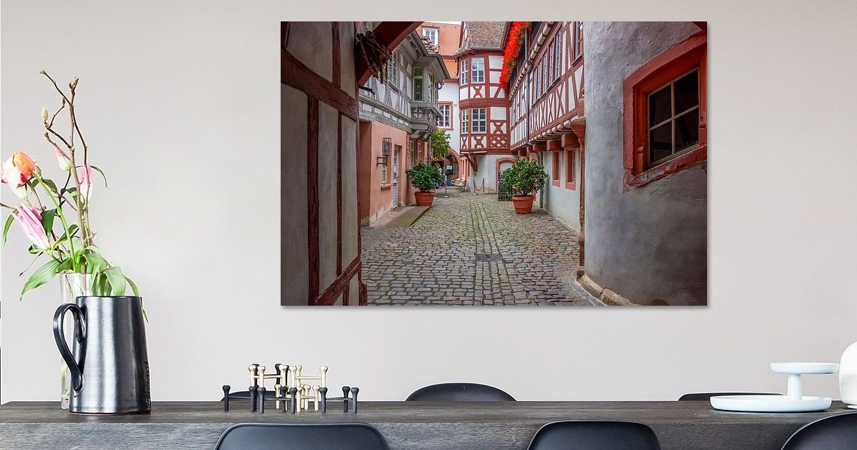 Neustadt aan de wijnroute van Achim Prill op canvas, behang en meer