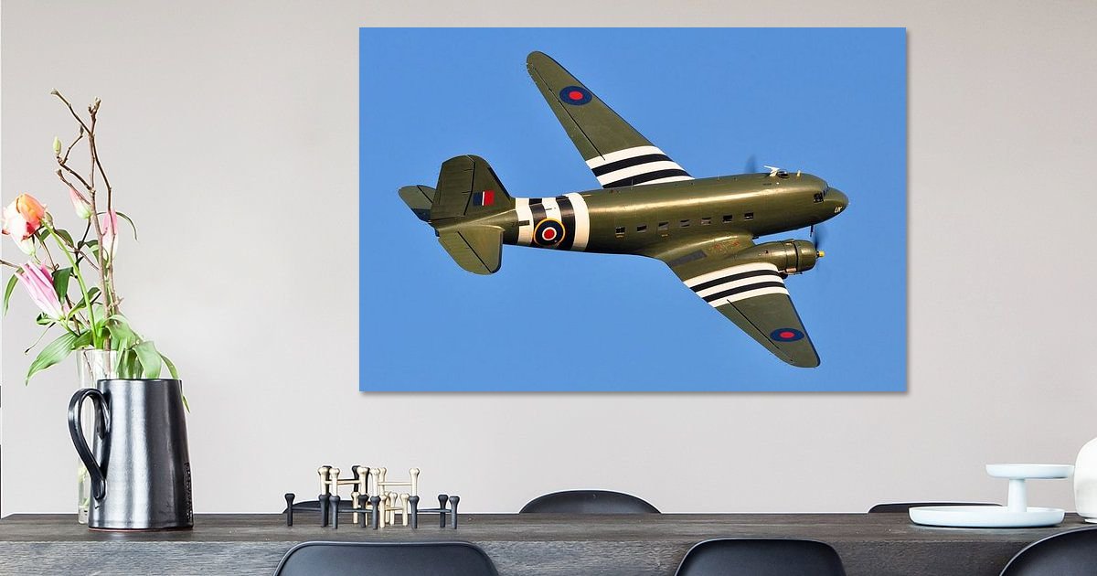 Order Beautiful Douglas DC-3 Art as Wall Art | Art Heroes