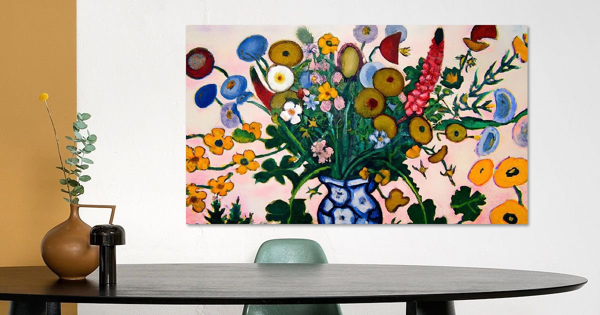 Ein Überfluss aus wilden Blumen von Felix Wiesner auf ArtFrame ...