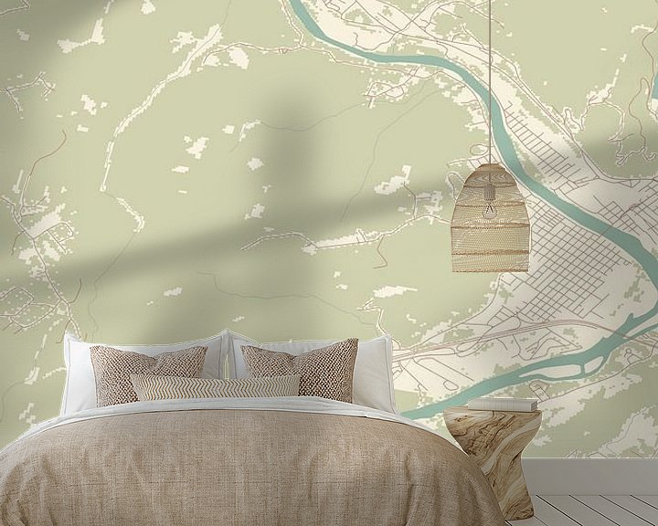 Vintage map of Matamoras (Pennsylvania), USA. by Prints of Place on ...