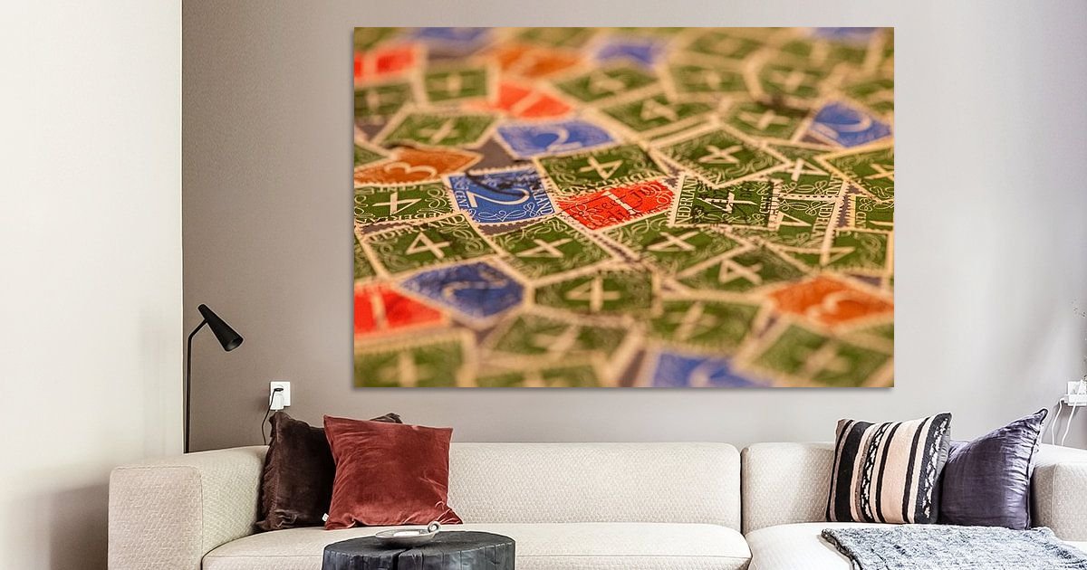 Mooie Nederlandse gulden kunst op canvas, behang en meer