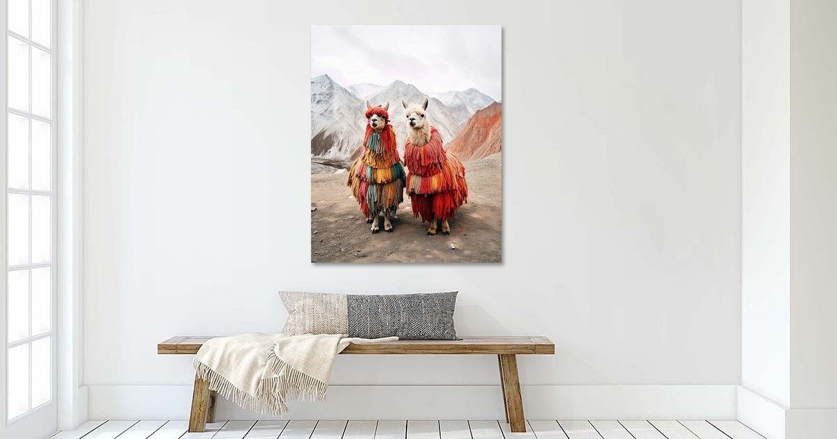 Alpaca Wall Art - Custom-Made & Free Shipping | Art Heroes
