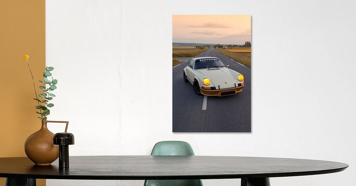 Porsche 911 Magnus Walker hot rod Reims pits France van Maurice van den ...