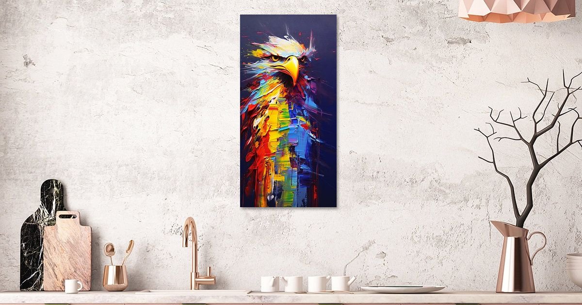 Arend Schilderij van Preet Lambon op canvas, behang en meer