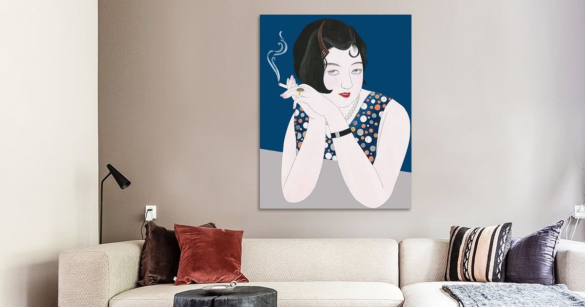 Modan Garu van Marja van den Hurk op canvas, behang en meer