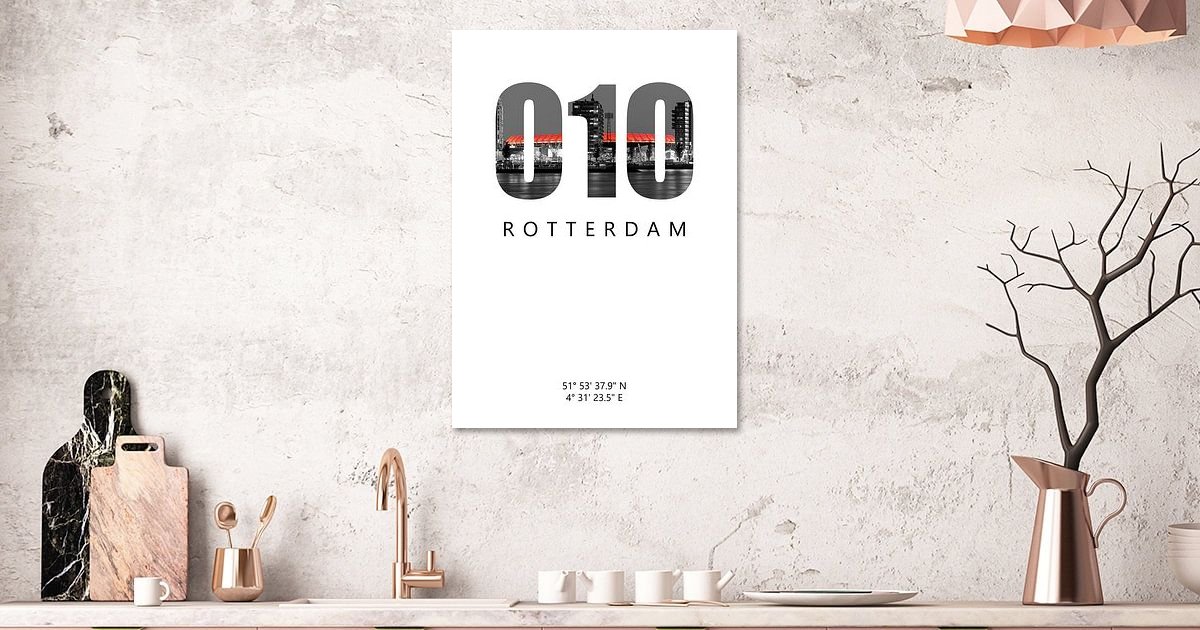 010 Rotterdam tekst voor o.a. poster / affiche De Kuip van Anton de ...