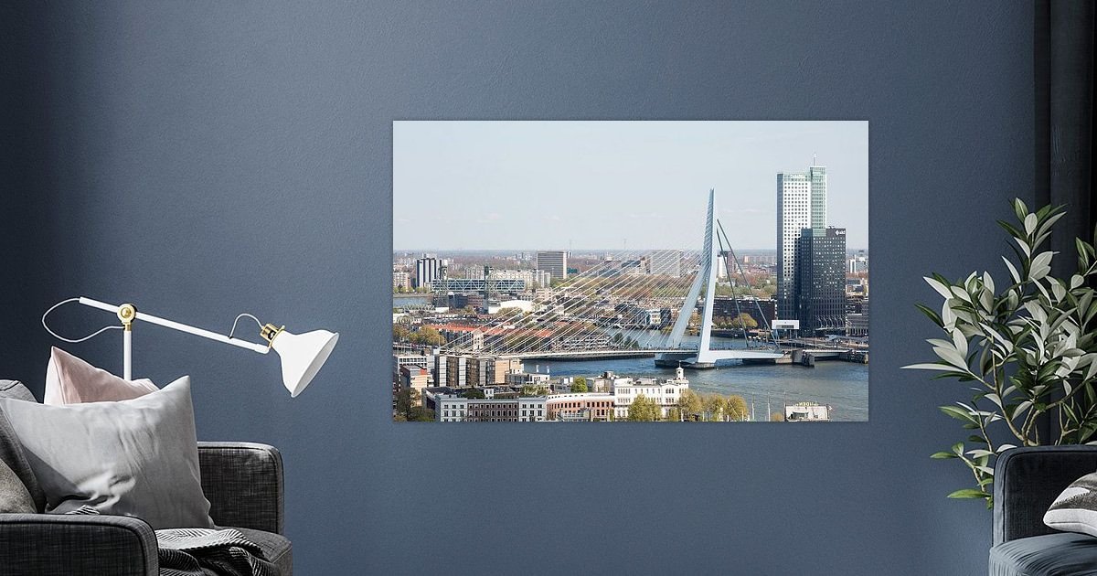 The Erasmus Bridge in Rotterdam by MS Fotografie | Marc van der Stelt ...