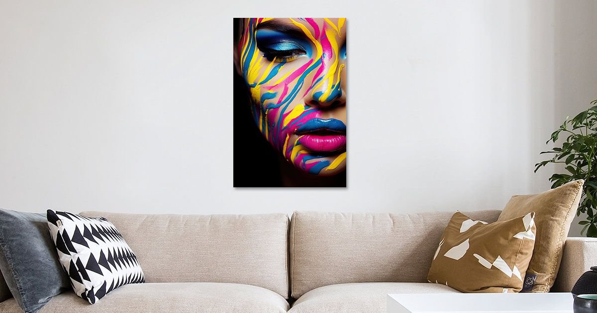 Neon model van Bert Nijholt op canvas, behang en meer
