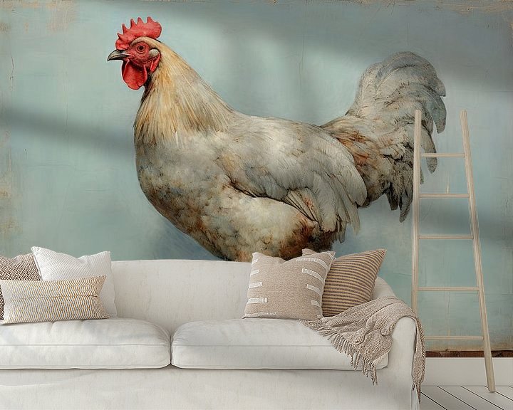 Huhn | Huhn von Wunderbare Kunst auf ArtFrame, Leinwand, Poster und ...