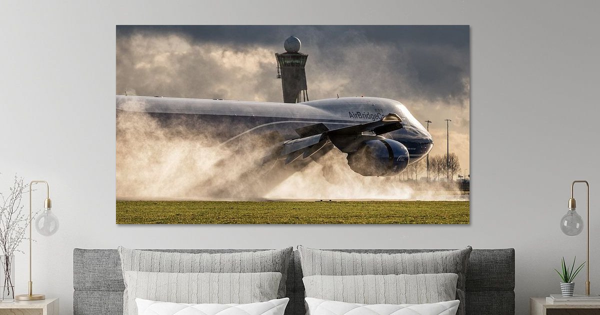 trust reverse spray van Arthur Bruinen op canvas, behang en meer