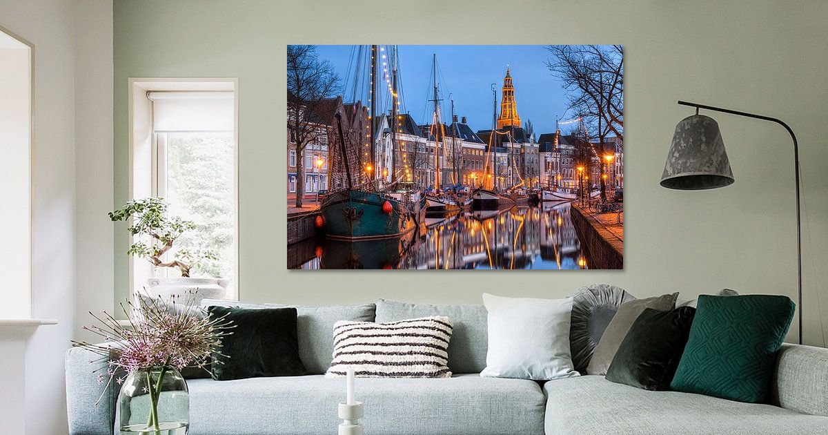 Steden prints op canvas en meer - Werk aan de Muur