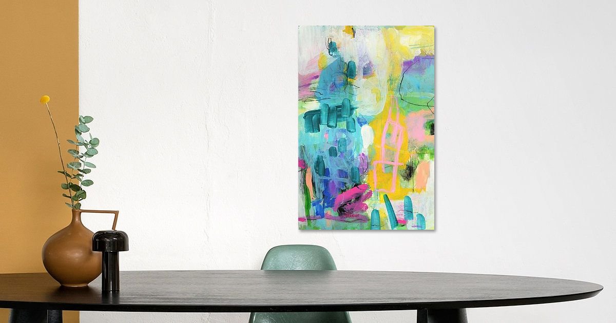 Eenzaamheid van een wild meer van Marisol Evora op canvas, behang en meer