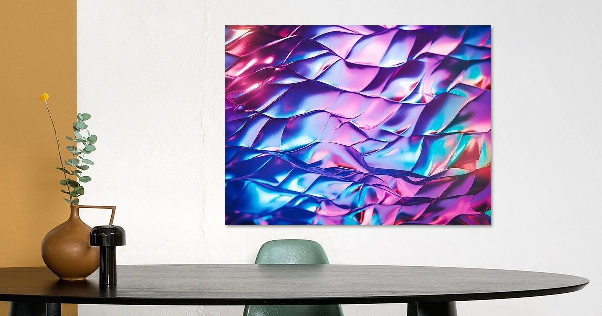 Dynamisch abstract van Virgil Quinn - Decorative Arts op canvas, behang ...