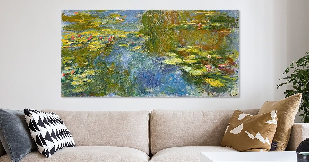 De vijver met waterlelies, Claude Monet op canvas, behang, poster en meer