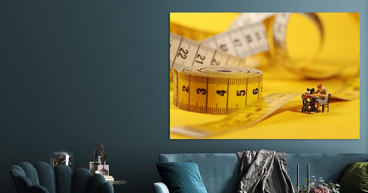 meters maken van Remko Killaars op canvas, behang en meer