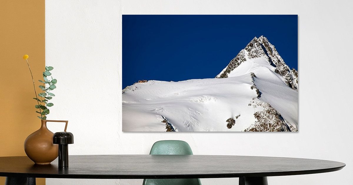 De Großglockner van Christa Kramer op canvas, behang en meer
