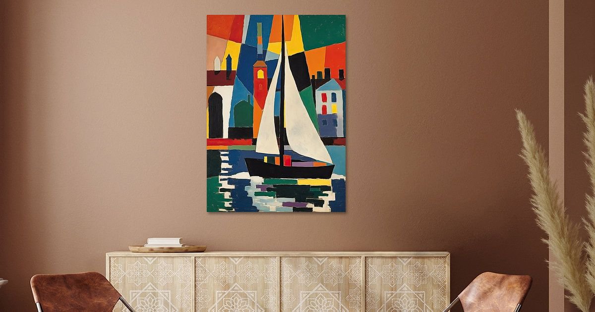 Zeilboot Zee Oceaan Maritiem Nautisch Zeil Poster van Niklas Maximilian ...