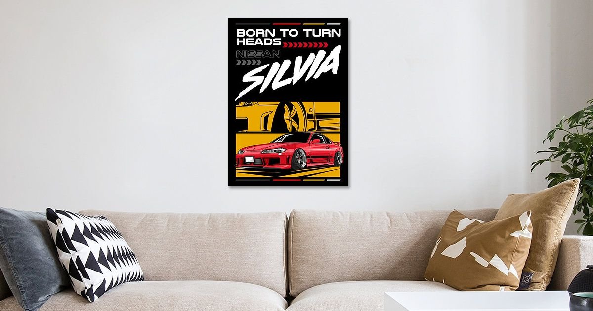 Nissan Silvia S15 JDM Car by Adam Khabibi on canvas, poster, wallpaper ...