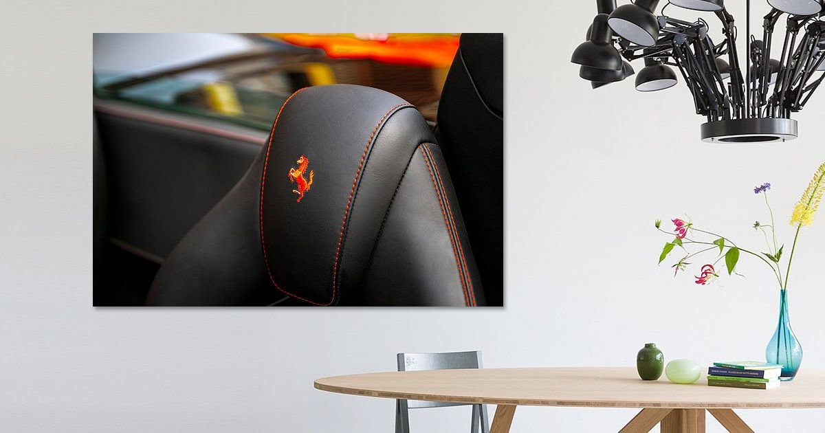 Ferrari 488 Spider Sportwagen Leder Sitz Detail von Sjoerd van der Wal ...