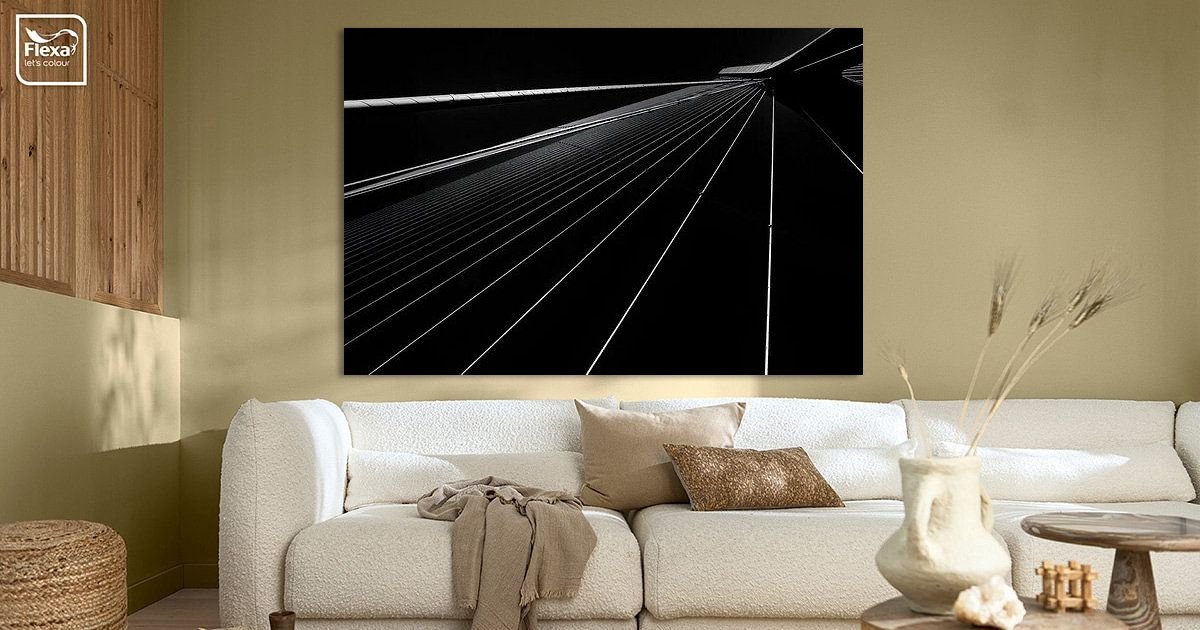 Pont de Normandie van John Driessen op canvas, behang en meer