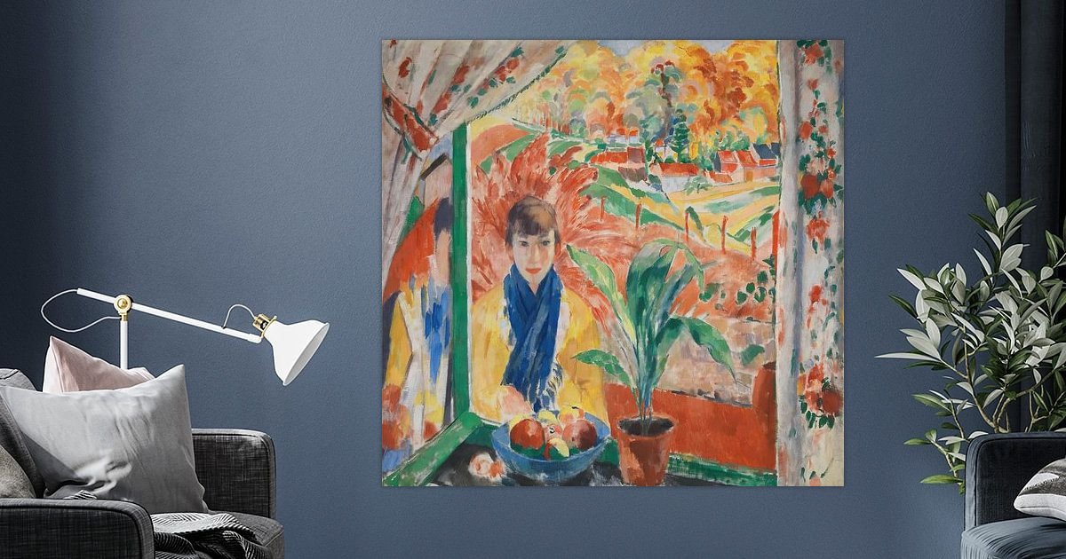 Rik Wouters - Herfst (1913) van Peter Balan op canvas, behang en meer