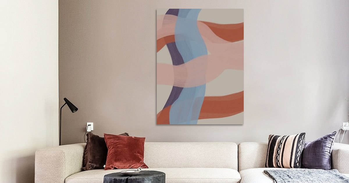 Colour Palette - Purple Blue Grey - Artwork 6 van Studio Palette op ...