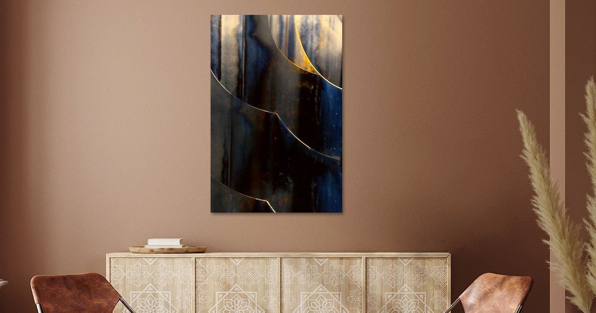 Roest, Staal en Vormen... van Maja Mars op canvas, behang en meer