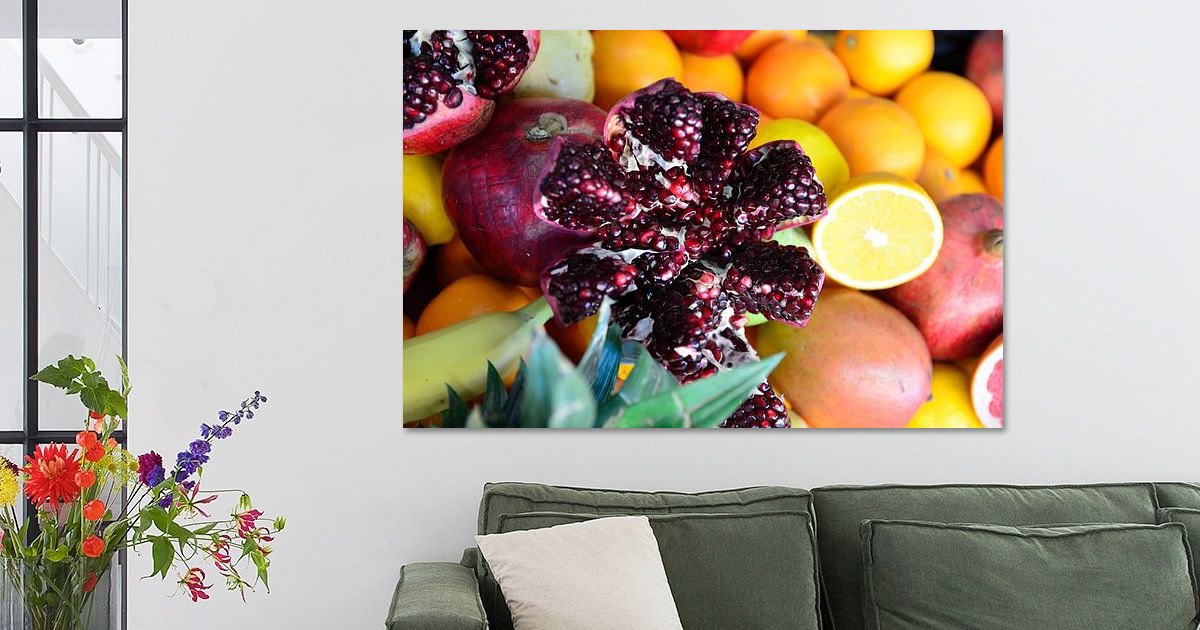 Fruit van Erol Cagdas op canvas, behang en meer