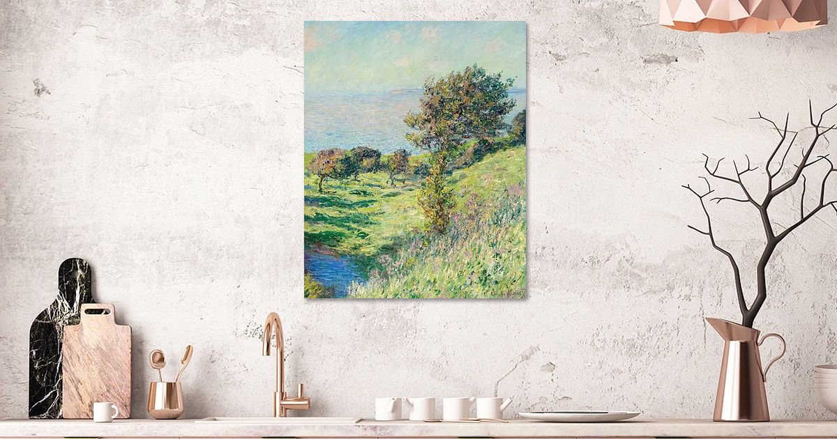 Windvlaag, Claude Monet op canvas, behang, poster en meer
