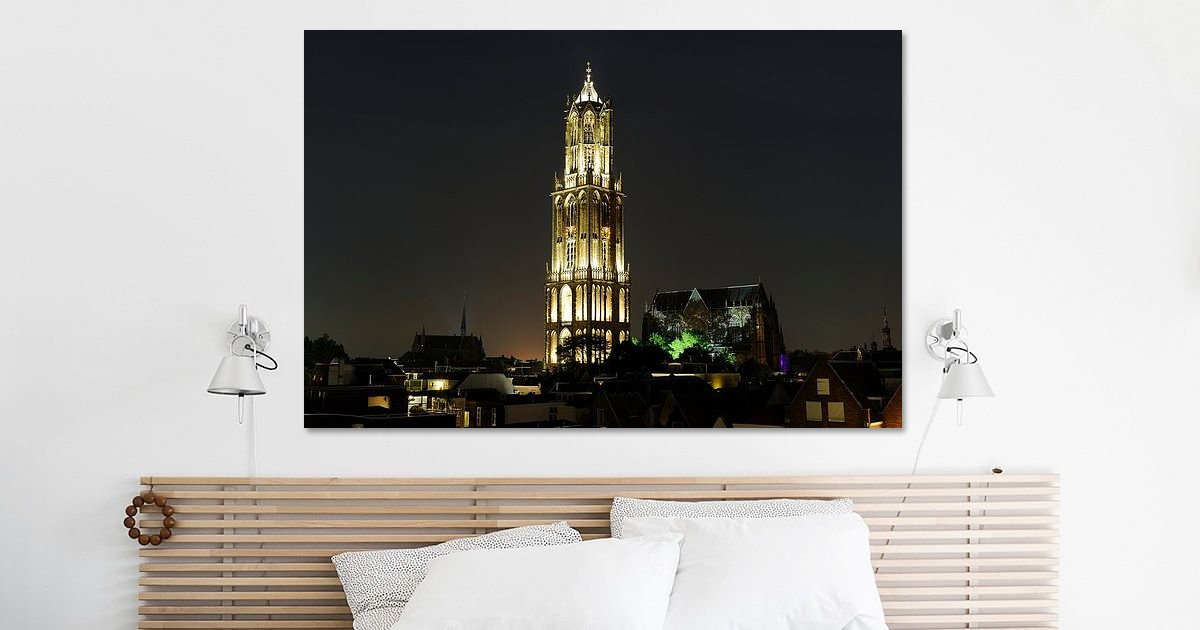 Inner city with Dom tower and Dom church in Utrecht by Donker Utrecht ...