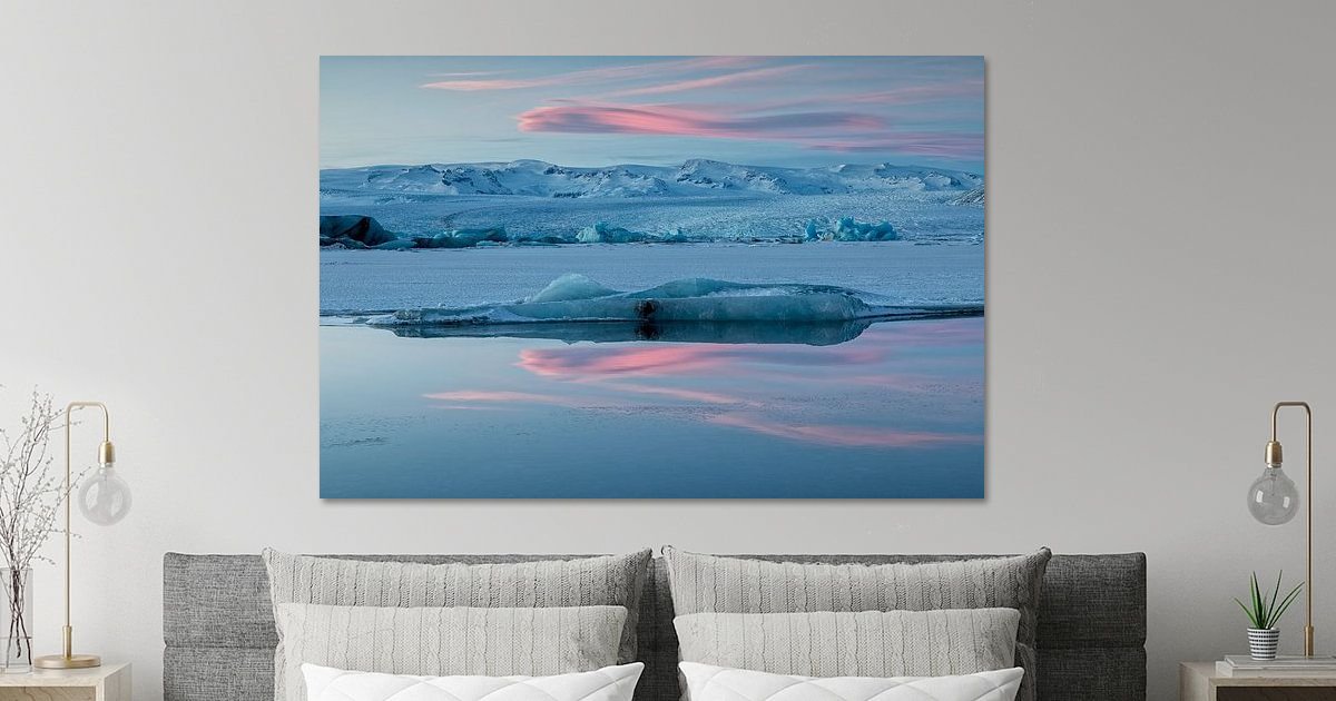 Roze wolk van Cor de Bruijn Photography op canvas, behang en meer